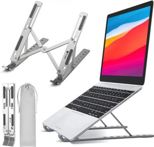mobizio Adjustable Foldable Laptop Stand Stand Steel Floor and Desk ...