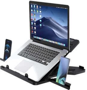 Flipkart SmartBuy Adjustable Laptop Tabletop Stand for Desk with 2 ...