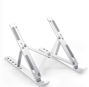 ZAXART ALUMINIUM LAPTOP STAND Floor -Desktop Laptop Stand_14 Laptop ...