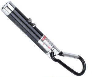 GLARIXA Laser Pointer, Laser Torch with Emergency Hazard LED Light and ...