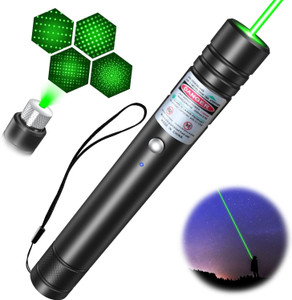 GLOWISH USB RECHARGEABLE MULTI USE HIGH POWER FAST RECHARGE GREEN LASER ...
