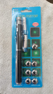 Nishee Green Laser Pointer Pen with 7 Starry Light Caps Price in India ...