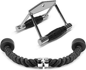 Tonlight sports Solid Double D Row Handle Cable Attachment Anti Slip ...