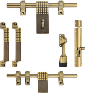 URIM Antique Brass Finish Standard Size Door Fitting Accessories ...