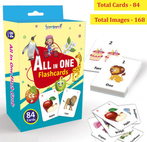 gurukanth All in One Flash Cards for Kids (Laminated Non-tearable ...