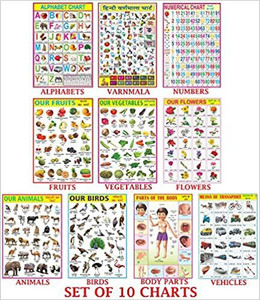 zhirk Educational chart for kids Price in India - Buy zhirk Educational ...
