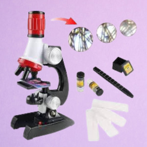 Glenston science microscope with Slides Educational Beginner Kit for ...