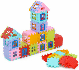 touchouts Happy Home House Building Blocks with Smooth Rounded Edges ...