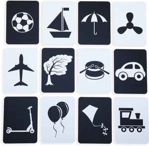 Baby Moo High Contrast Flash Cards All in One Flash Cards for Kids Pack ...