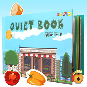 KIDOLOGY Quiet Book for Toddlers, Busy Book, Sensory Book Learning ...