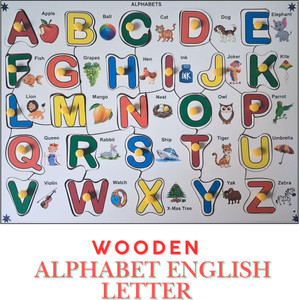 Happikind Educational learning ABCD Puzzle Board Toy for Kids | Wooden ...