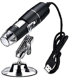 Aravli USB Digital Microscope 50X-1600X, 8 LED Microscope with Metal ...