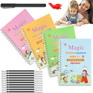 VMV FUZON Magic Practice Copy Book Children Tracing Book Kids Education ...