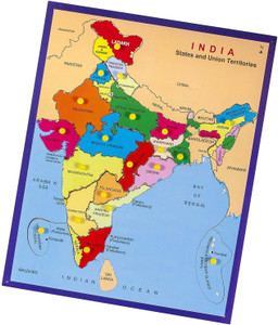 Cyrus NEW LAUNCHED INDIA MAP BOARD PUZZLE GAME FOR KIDS. Price in India ...