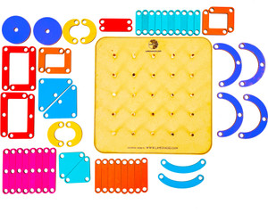 lime shades Kids Educational Puzzles Learning Toy Peg Board Price in ...