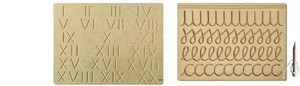 RCW Tracing Boards Roman Ginti 1-20 & Cursive Pattern Combo for Kids ...
