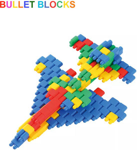 Tumtafa Rocket Head Bullet Blocks for Kids 200 Pieces in a Box ...