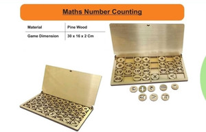 kipa Wooden Portable Maths Number Counting Learning Game Price in India ...