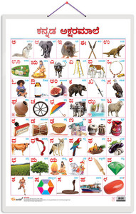 Kannada Alphabet Early Learning Educational Chart for Kids | 20"X30 ...