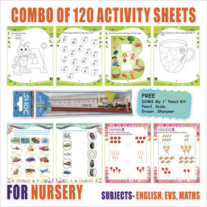 EDITONE Nursery Activity Sheets (120 Pages)|Learning & Creativity| Prep ...