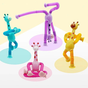 Wembley Telescopic Suction Cup Giraffe Toy LED Shape Changing Fidget ...