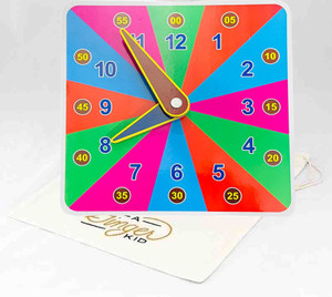 Plus Shine Student Dummy time learning clock for kids to teach and ...