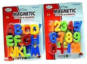 Skytrapper Combo Pack of Magnetic Alphabets and Numbers with Symbols to ...