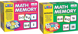 CREATIVE'S Math Memory-Addition & Subtraction & Multiplication Price in ...