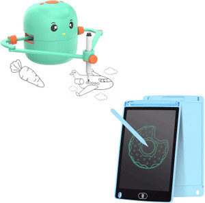DRUMSTONE Interactive Drawing Robot Artist Toy & LCD Writing Tablet ...