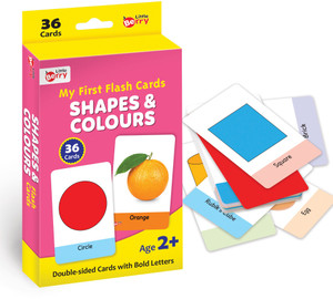 Little Berry My First Shapes and Colours Flash Cards for Kids (36 cards ...