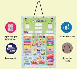 Early8Years Calendar for Kids-Day, Date, Month, Weather Season &Reward ...