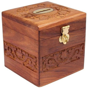 ARK WOOD ART wooden customisable money bank personalized bank add your ...