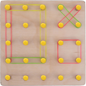 Plus Shine Wooden Geoboard Mathematical Manipulative Material Array ...
