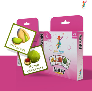 Color Pencil Nutzy Nut Flashcards-Discover Nuts & Build Healthy Eating ...