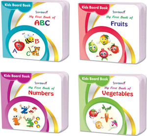 gurukanth My First Kids Board Book Alphabet, Numbers, Fruits ...