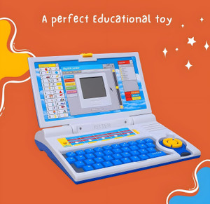 JR CLUB English Learner Laptop Toy for Kids - Notebook Laptop with ...