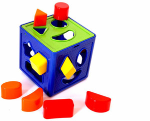 Webprint shape sorter cube Activity Fun Geometrics Shape Blocks ...