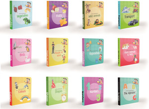 Toygear My First Learning Library Box Of 10 Board Books Pre-School Gift ...