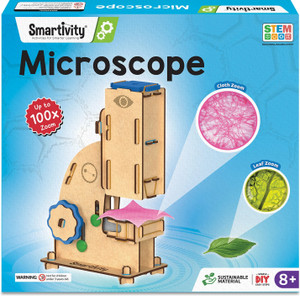 Smartivity Microscope 100x Zoom Science STEM DIY Fun Toys, Educational ...