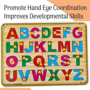 SHALAFI ABC Letters Sorting Board Blocks Montessori Matching Game ...