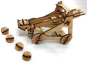 StepsToDo Build your own Catapult 3D model Making Kit | DIY STEM Model ...