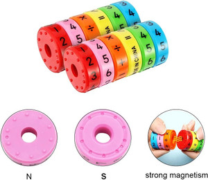 mil9us 2PC (12 MAGNET)Learning Math Toys Brain Developing Toy Learning ...