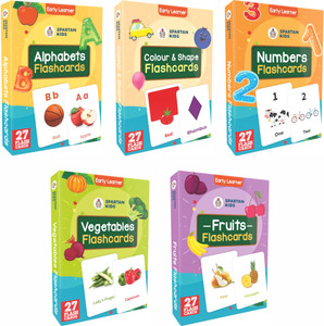 Aditi Toys Educational Early Preschool Learning Flashcards For Kids 1 ...