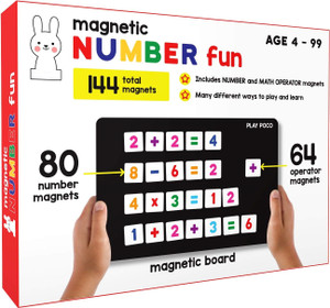 PANSHUB Magnetic Number Fun - with 80 Number Magnets Price in India ...