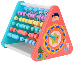 NIJEK STORE 5in1 Activity Triangle Cube for Babies Montessori Learning ...