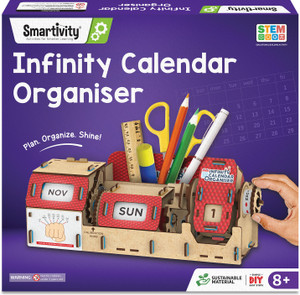Smartivity Infinity Calendar & Desk/Stationary Organizer for Kids Age 8 ...