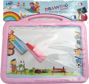 Khilona Emporium Writing Slate Toy With Chalk, Marker And Duster ...