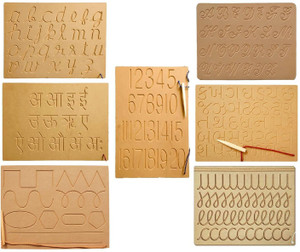 RCW Writing Slates Capital & Small Cursive, Varnamala, Gujarati, Number ...