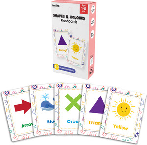 Festiko 1 Set of 30 Pcs Shapes & Colours Flashcards for Kids Price in ...