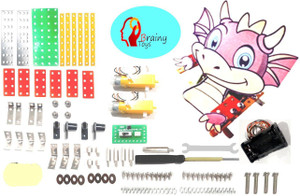 Brainy Toys Bot Kit, Larva bot-BTAB-006, Plastic And Metal Kit, Learn ...